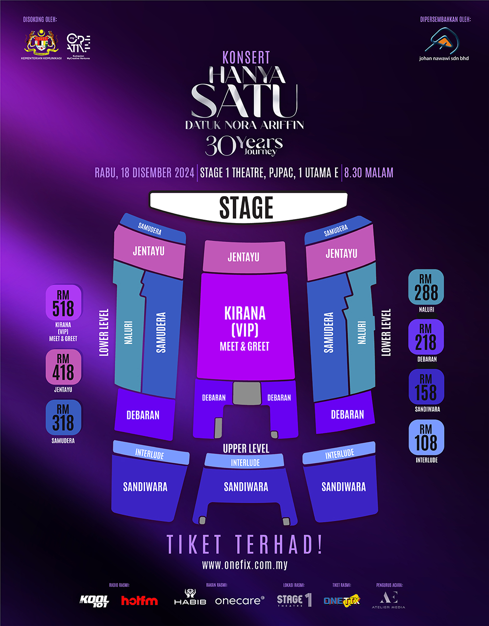 Hanya Dua Minggu Lagi: Konsert Hanya Satu Jadi Malam Penuh Makna untuk ...