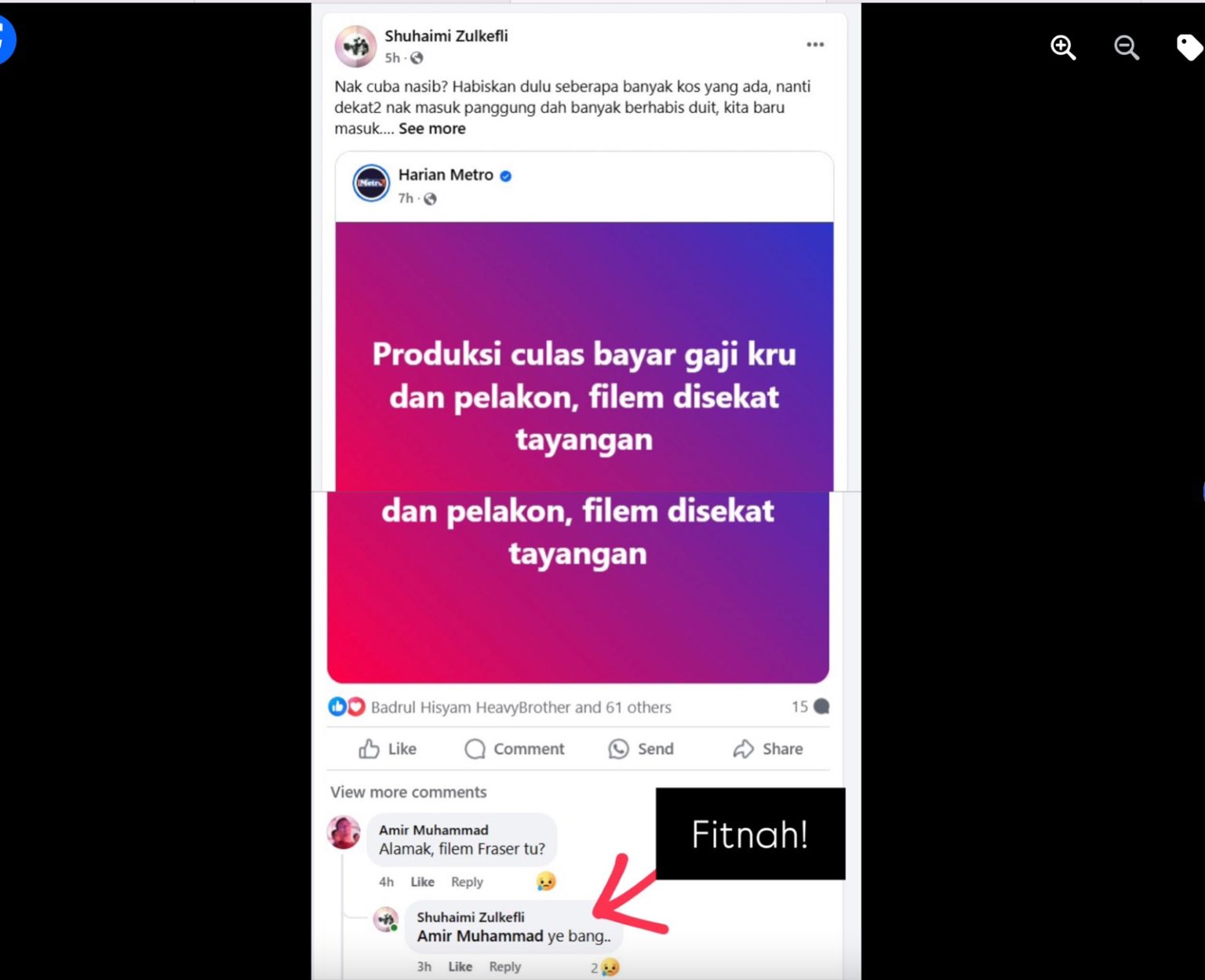 Didakwa Culas Bayar Gaji Kru, Penerbit Filem Tuntut Permohonan Maaf & Pampasan RM1 Juta | mDaily