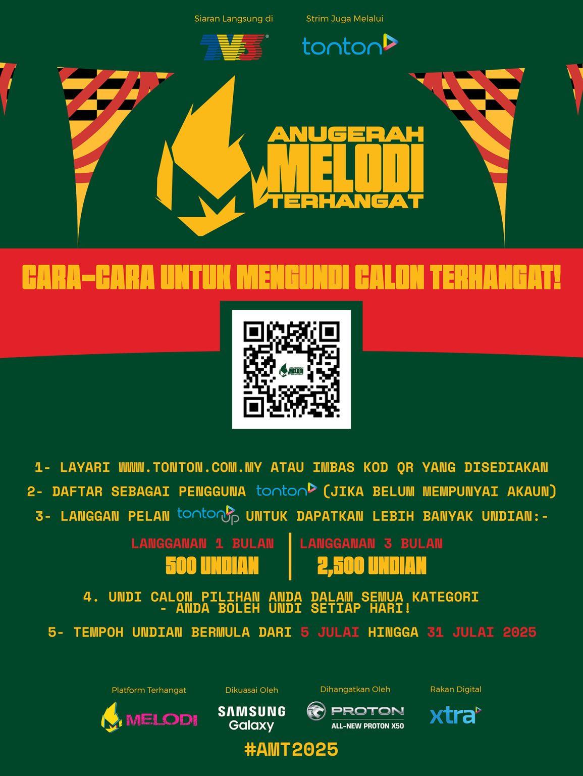 Anugerah Melodi Terhangat 2025: Kuasa Di Tangan Peminat, Undi Sekarang ...